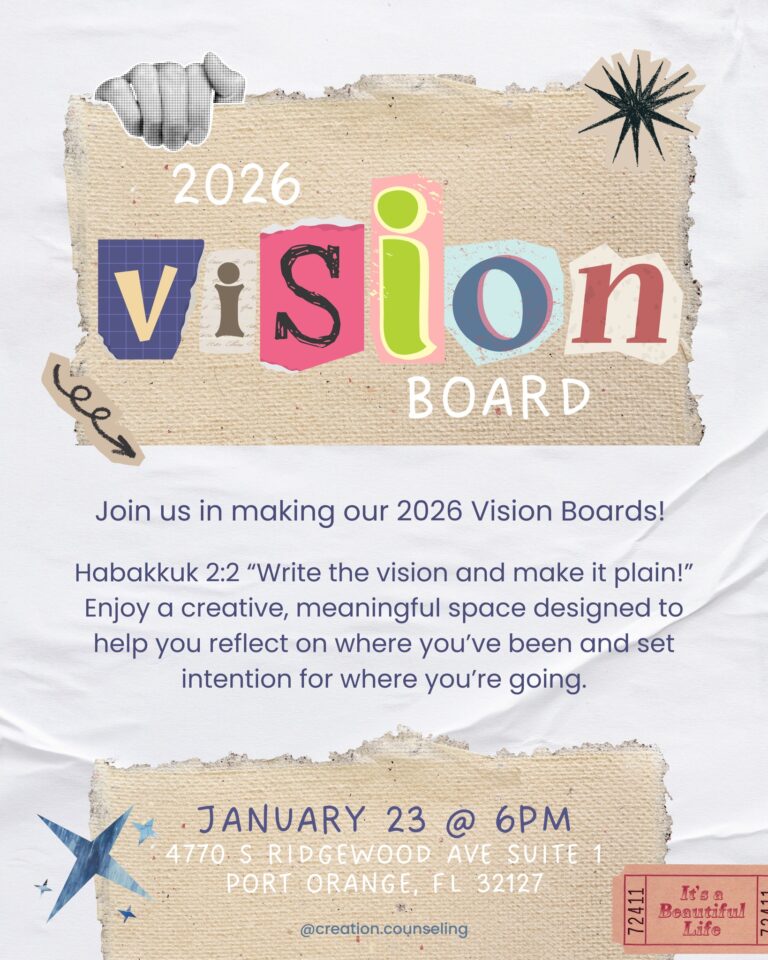 2026 Vision Boards! Community Night hosted by Creation Counseling | One ...